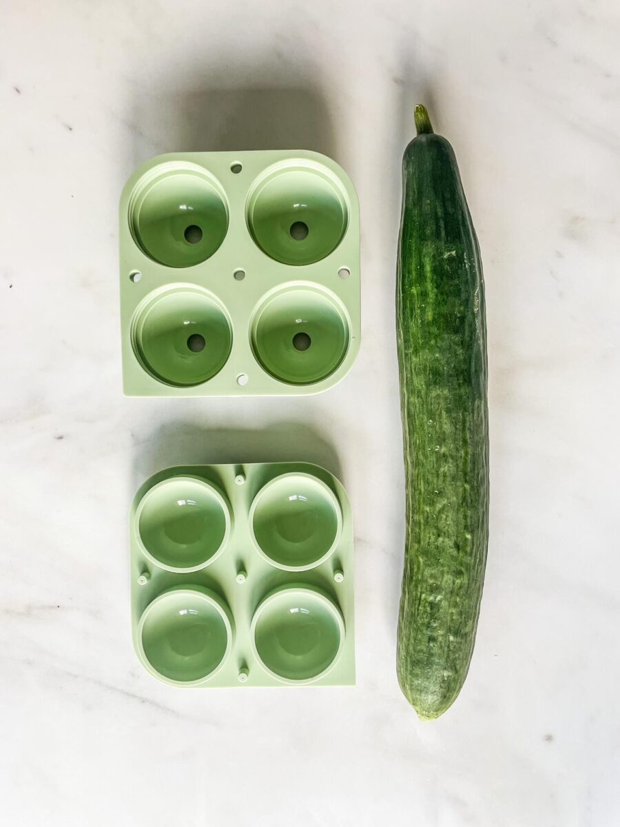 BEST Cucumber Ice Cubes - Freezer Foodie